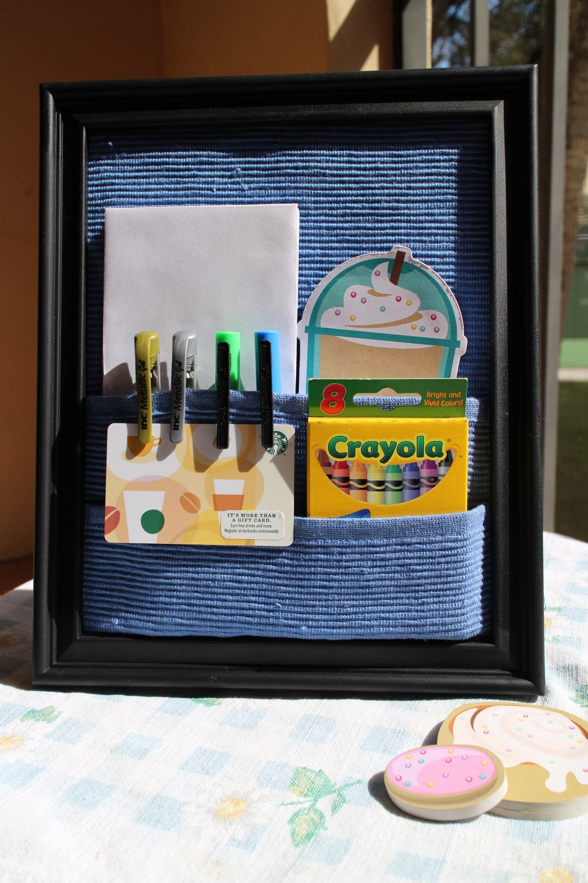 DIY: Picture Frame Desk Organizer | Finding delight.