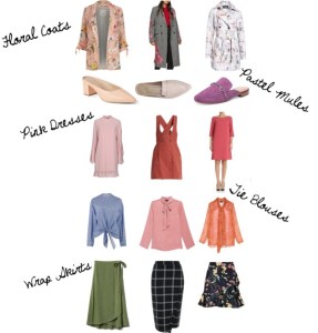 Work Capsule Wardrobe: Spring Trends | Finding delight.