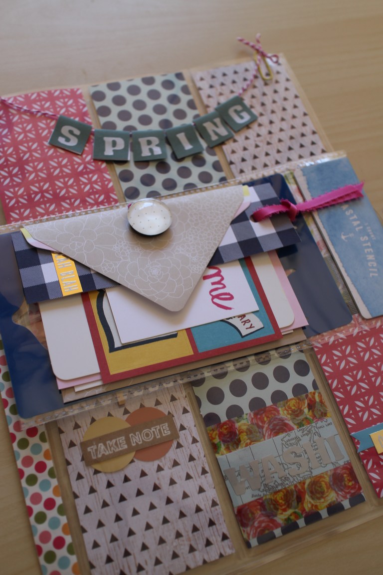 A Spring-Themed Pocket Letter | Finding delight.